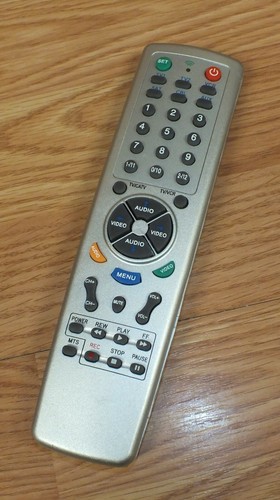 Unbranded Universal 6 in 1 Gray TV Remote Control With Battery Cover ...