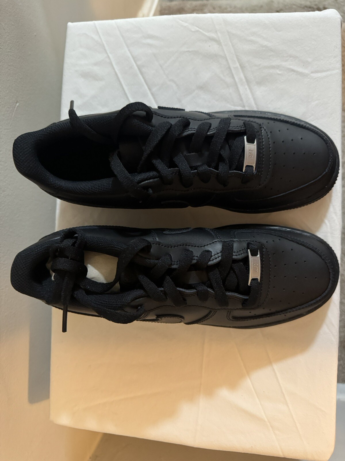 Air Force 1 Black/Black 7Y | eBay