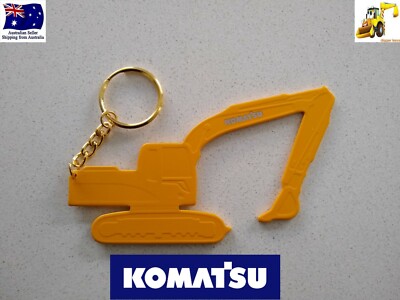 Komatsu Excavator Plant Digger Keyring Bottle Opener FREE POST | eBay