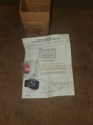 Snapper / Briggs OEM Hour Meter 7060788 ( For LT1250, 16002) | eBay