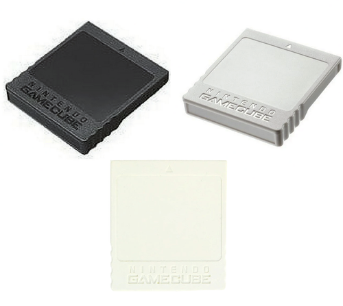 Nintendo Gamecube Memory Card Gray / Black / White DOL-008! Tested ...