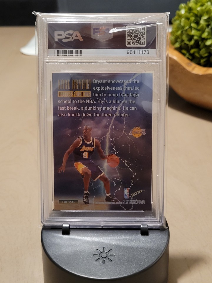 1997 SKYBOX PREM THUNDER & LIGHTNING #7 KOBE BRYANT PSA 8 | eBay