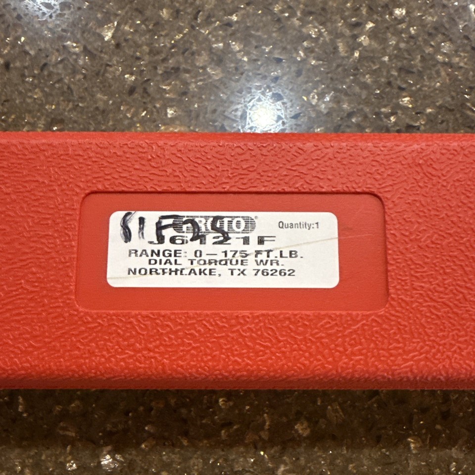 Proto J6121F 1/2” Dial Torque Wrench Snap-on Quality | eBay