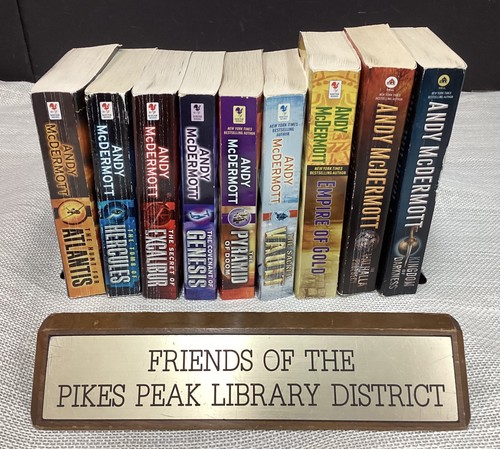 Lot of 9 ANDY MCDERMOTT Books NINA WILDE/EDDIE CHASE SERIES Paperbacks ...