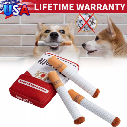 Cigarette Dog Toy, Squeaky Cigar Toys, Funny Interactive Dog Toy ...