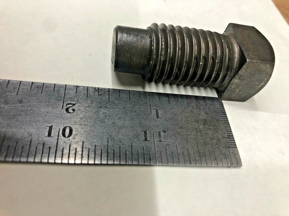 (2) 3/4-10 x 1-1/2” Square Head Set Screw 3/4x2.5 Jack Bolt Full Dog ...