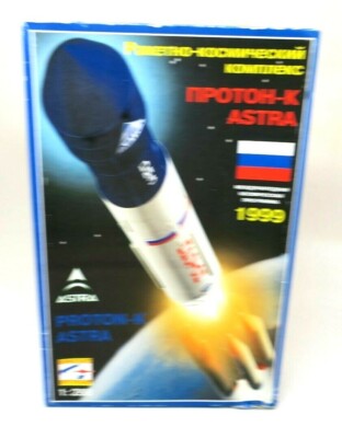 1999 STC Start Proton-K Astra Rocket Model Kit USSR 1:288 Russian Space ...