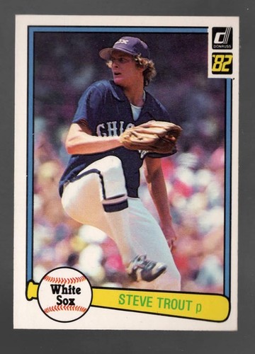 1982 Donruss Steve Trout Chicago White Sox #243 Near Mint or Better | eBay