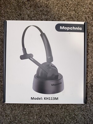 Mopchnic KH113M Black Wireless On the Ear Mono Bluetooth Headset With ...