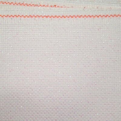 18 Count Zweigart mono canvas white opalescent counted canvas work ...