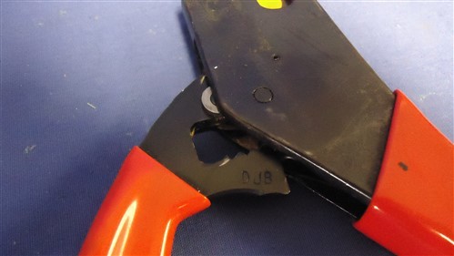 THOMAS & BETTS WT540 INTERCHANGEABLE DIE FRAME RATCHET HAND CRIMP TOOL ...