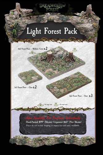 Dwarven Forge: Caverns Deep Dreadhollow Forest Lot: Light Forest Packs | eBay