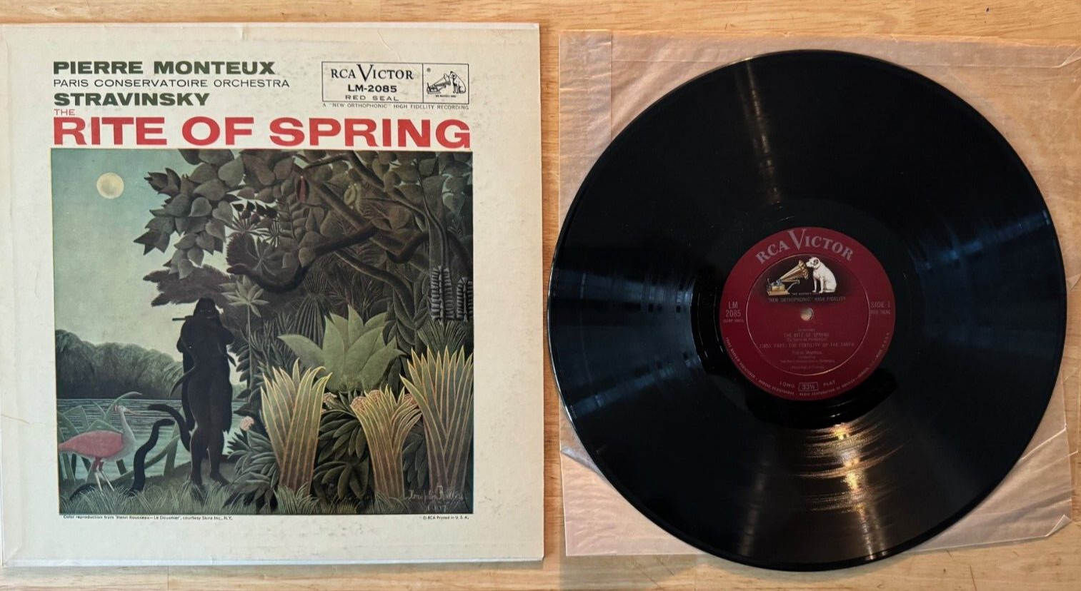 LP 33 IGOR STRAVINSKY PIERRE MONTEUX (RITE OF SPRING) | eBay