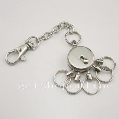 Snap Swivel Multi Removeable Detatchable Key ring 5 removable Keyring ...