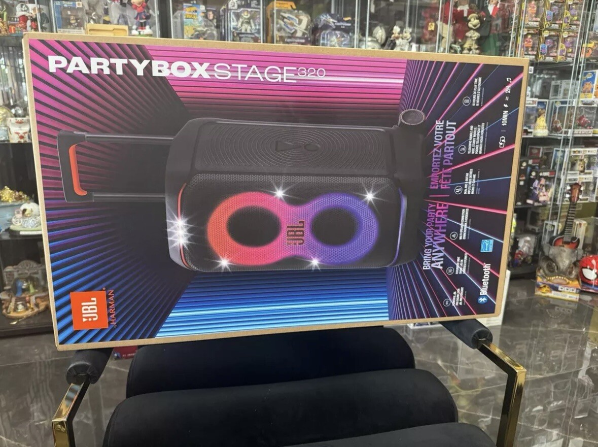 JBL PartyBox Stage 320 Portable Bluetooth Party Speaker JBL PartyBox Stage 320 Portable Bluetooth Party Speaker