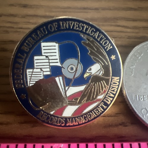 Support TunnelToTowers Org FBI RECORDS DIVISION LAPEL PIN. JUST 1 ...