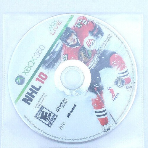 NHL 10 Xbox 360 Hockey Disc Only 14633157093 | eBay