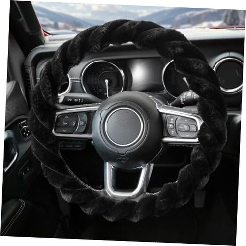 Fuzzy Steering Wheel Cover, Universal 15 inch, Warm Cute Fluffy Car ...
