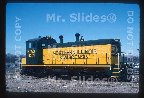 Original Slide NIWX Northern Illinois & Wisconsin Fresh Paint NW2 9251 ...
