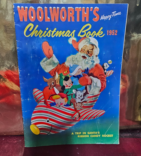 Woolworth's Happy Time Christmas Book Comic Catalog 1952 Santa | eBay