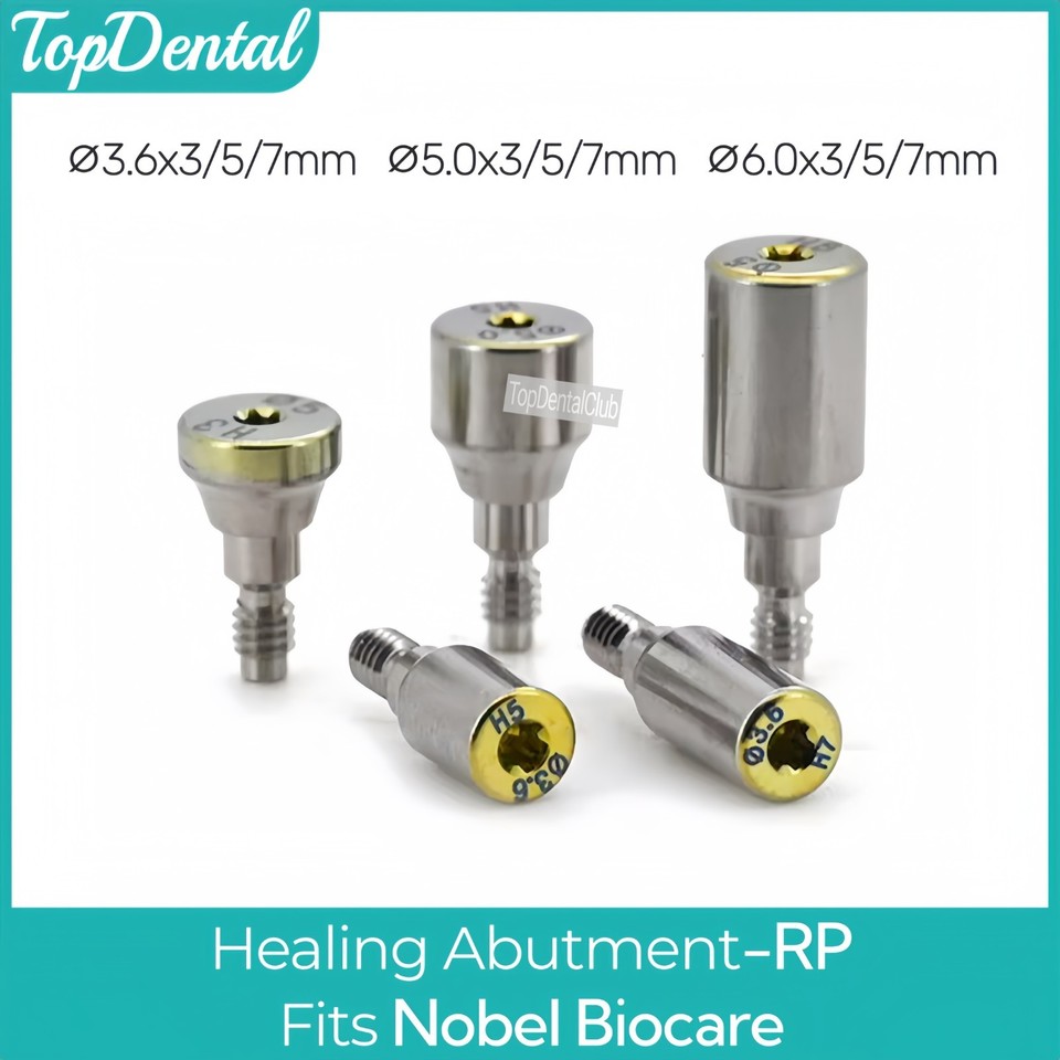 Dental RP NP Healing Cap Abutmment Conical Connection Tool Fits Nobel ...