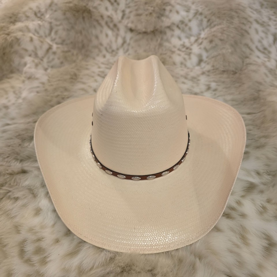 RESISTOL George Strait Palo 8X Straw Cowboy Hat || Size 7-1/4 58 | eBay