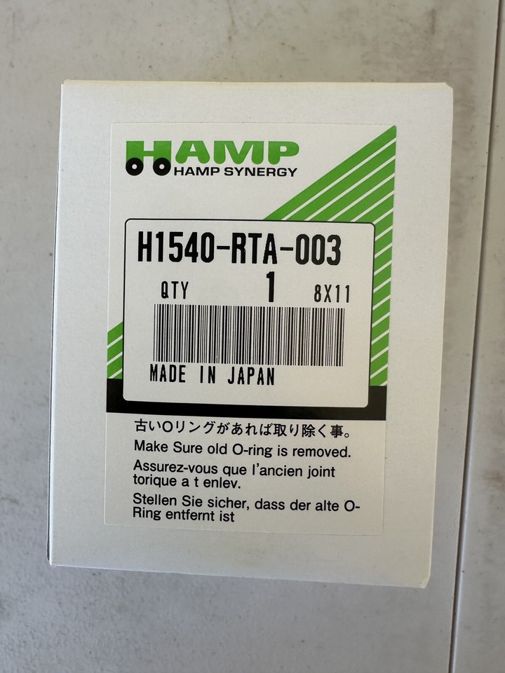 HAMP OIL FILTER H1540-RTA-003 HONDA ACURA CIVIC INTEGRA OEM B18 K20 K24 ...