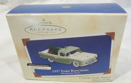 HALLMARK KEEPSAKE ORNAMENT 1957 Ford Ranchero car | eBay