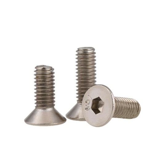 M4 M5 M6 M8 10.9 nickel-plated countersunk hexagon socket screws flat ...
