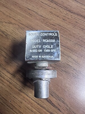 GOYEN CONTROLS RCA5D2 DUTY CYCLE 1/2 SEC ON 1 MIN OFF SOLENOID VALVE | eBay