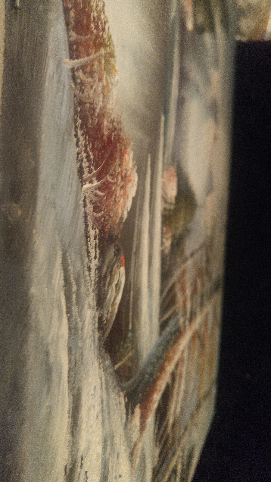 BEAUTIFUL OIL CANVIS PAINTING SIGNED M. SCOTT MAGIC WINTER RIVER 3D ...