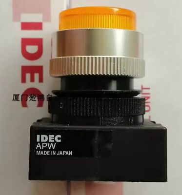 1pcs IDEC Panel Indicator Signal Lamp APW126DA AC200/220V 22mm orange ...