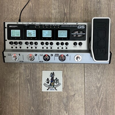ZOOM G5 Multi-Effects Electric Guitar Pedal Used Product Tested With AC ...