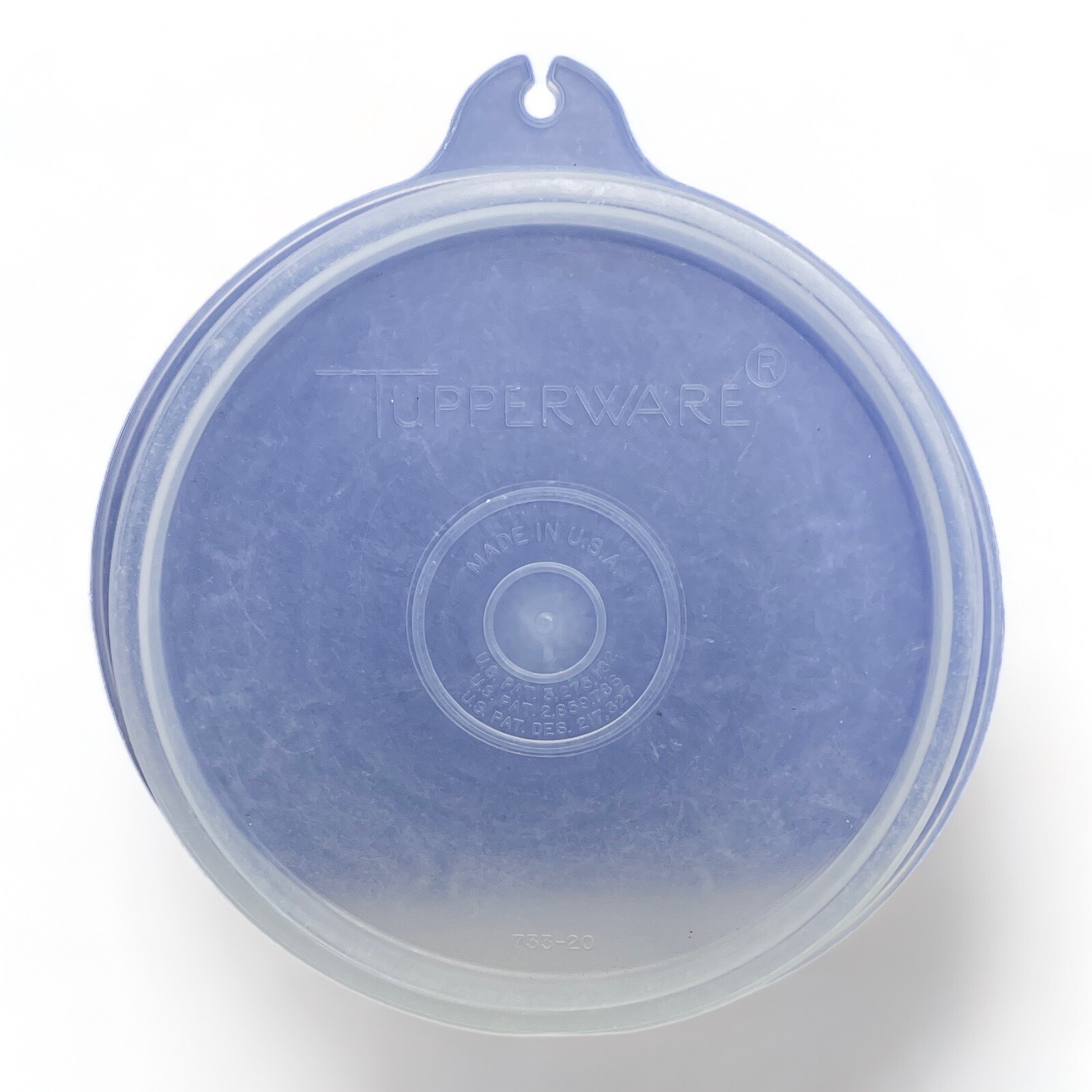 Tupperware H-Tab Replacement Lid 733-20 Clear Round 3.5 Inch for sale ...