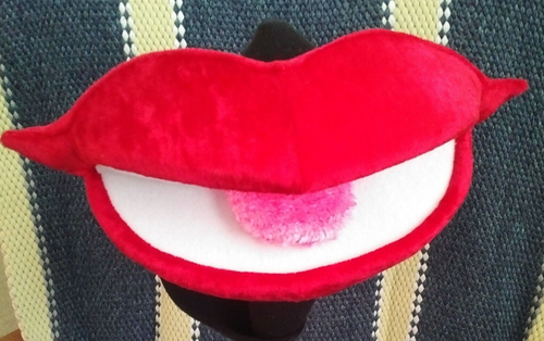 Macho Mouth Puppet-Your choice pink or red Lips | eBay