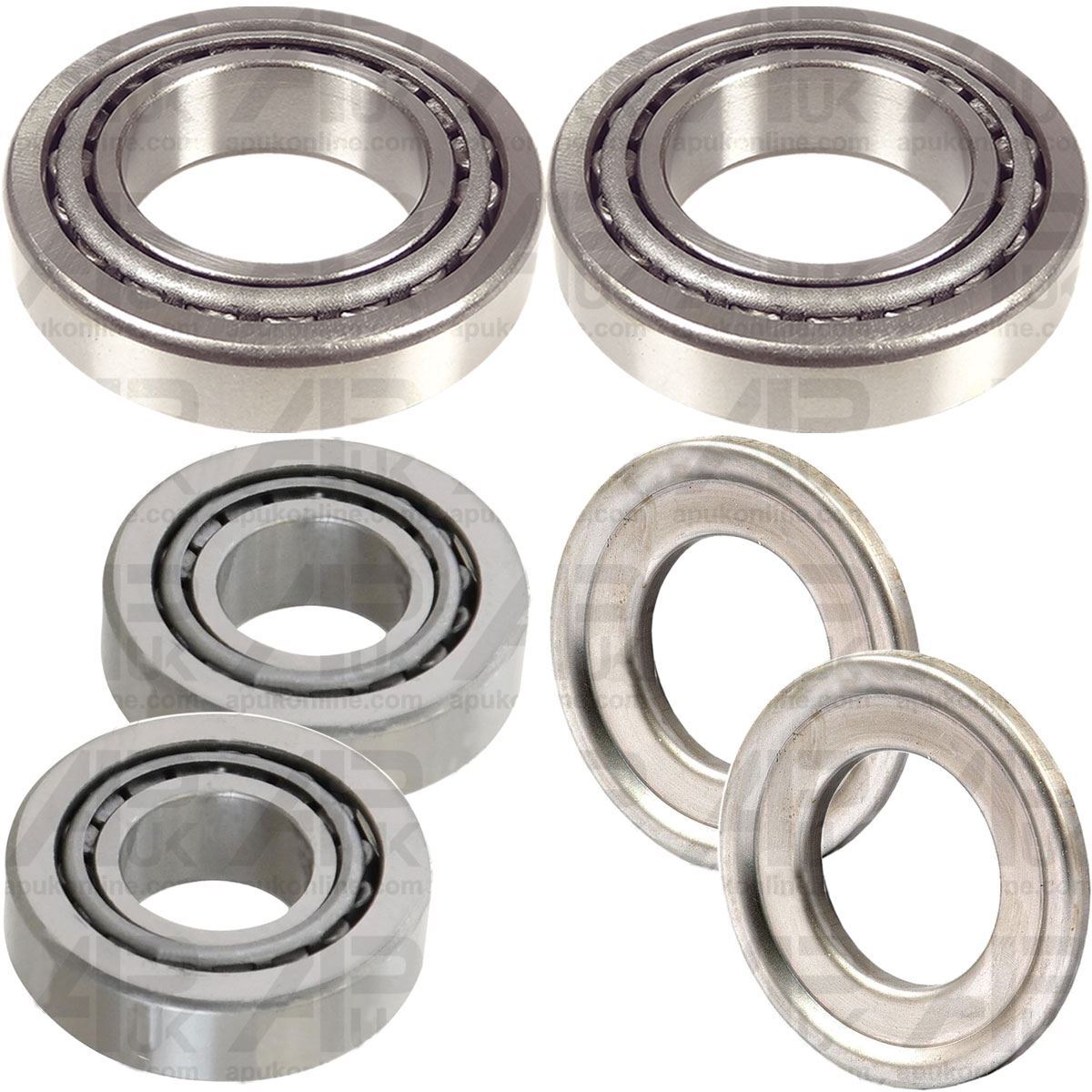 2x Front Wheel Bearing Kit for Fiat 88-93 88-94 980 L60 L65 L75 L85 L95 ...