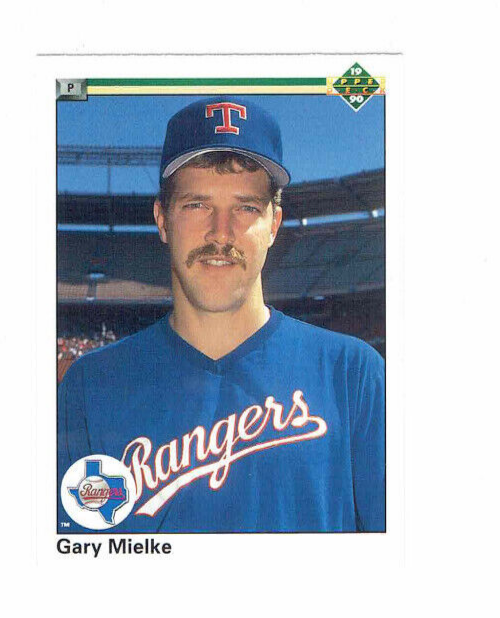 Gary Mielke Texas Rangers Pitcher #612 Upper Deck 1990 #Baseball Card ...