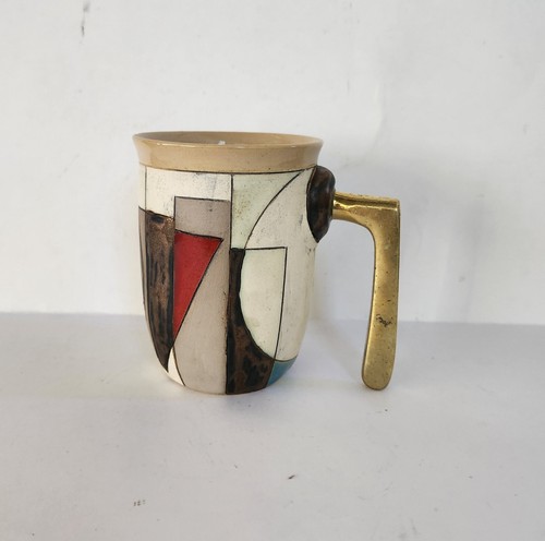 Bulgarian Art. IVAN PANOV. Modernist Pottery Mug, Stamped | eBay