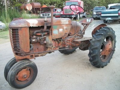 1946 VAC Case vintage antique tractor tricyle front row crop 45 47 48 ...