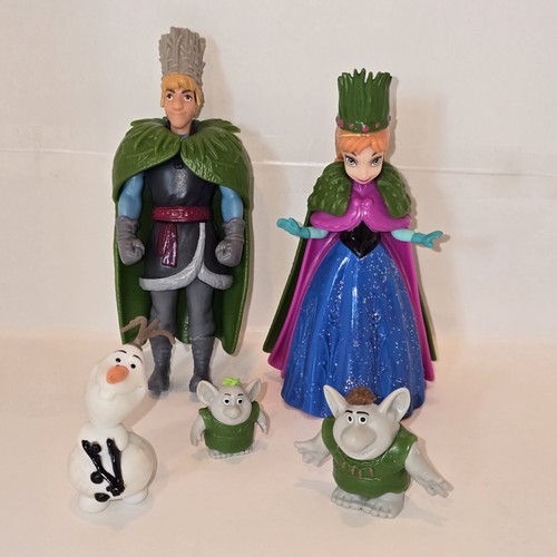 Disney Princess Frozen Anna Kristoff Trolls Olaf Magiclip Polly Pocket ...