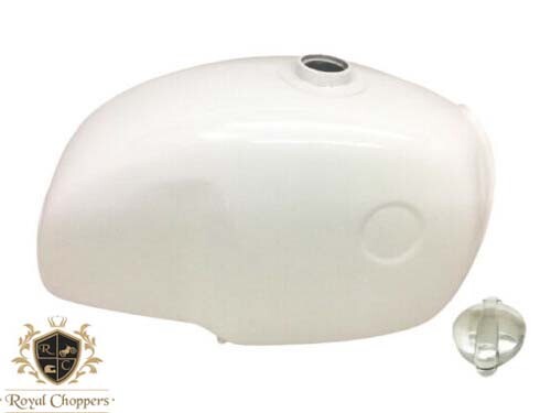 BMW R100 RT RS R90 R80 R75 WHITE PAINTED STEEL PETROL TANK WITH CAP ...