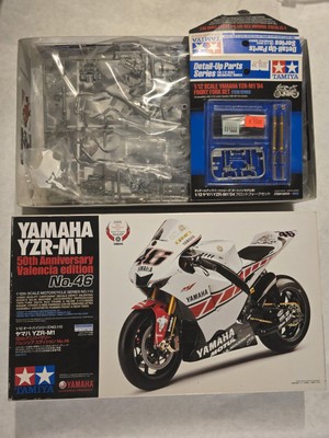 Tamiya 1/12 Yamaha YZR-M1 #115 46 Valentino Rossi with Detail up kit | eBay
