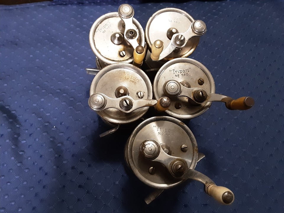 5 Meisselbach Reels 1 Price All Are Tripart #580. All Intact And Fully ...