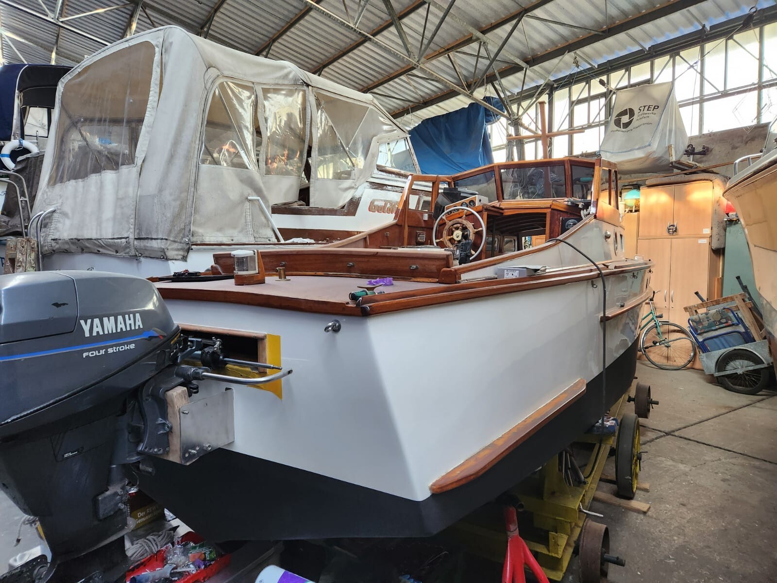 Motorboot Klassiker - 90 Jahre alt, Holz-Kajütboot, Einzelstück | eBay