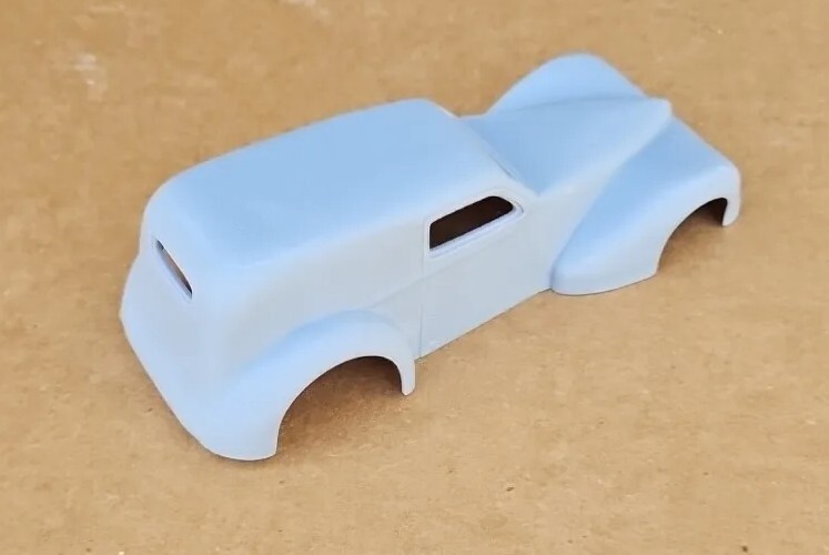 ABS-LIKE RESIN 3D PRINTED 1/24 1941 WILLYS PRO MOD PANEL SEDAN DELIVERY ...