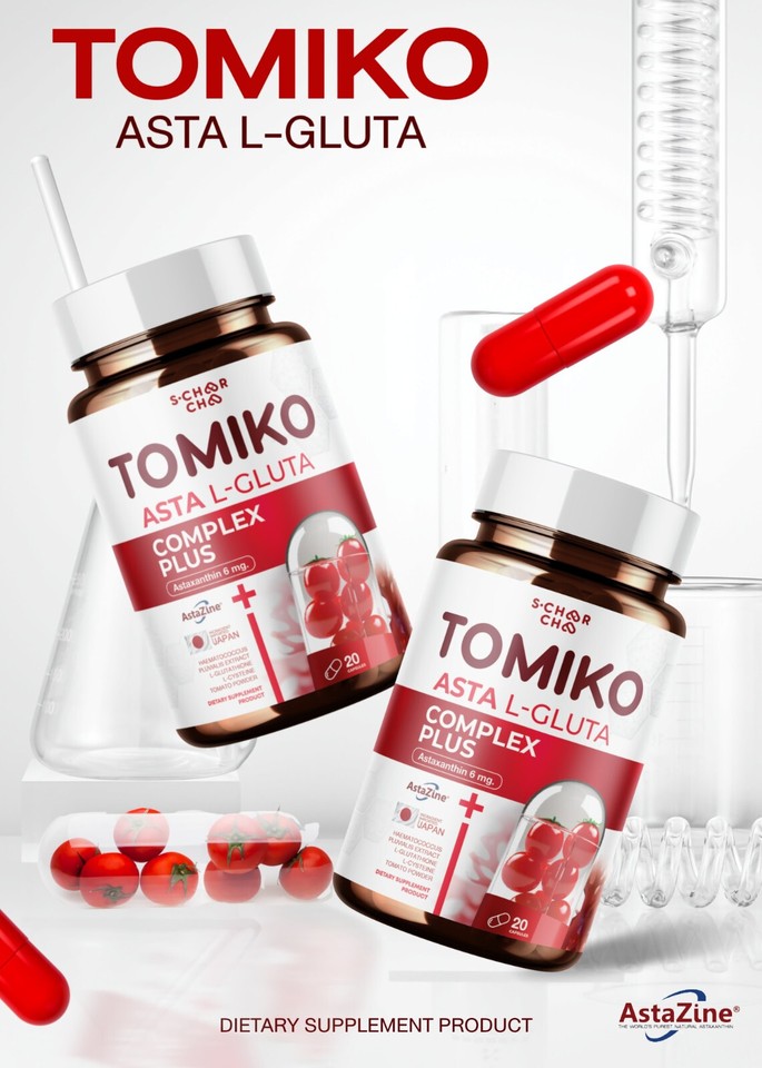 10X Tomiko Asta Complex Plus Tomato Dietary Supplement Brightening Skin ...