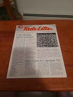 Nice Vintage January 1978 Cincinnati Reds-letter. Pete Rose | eBay