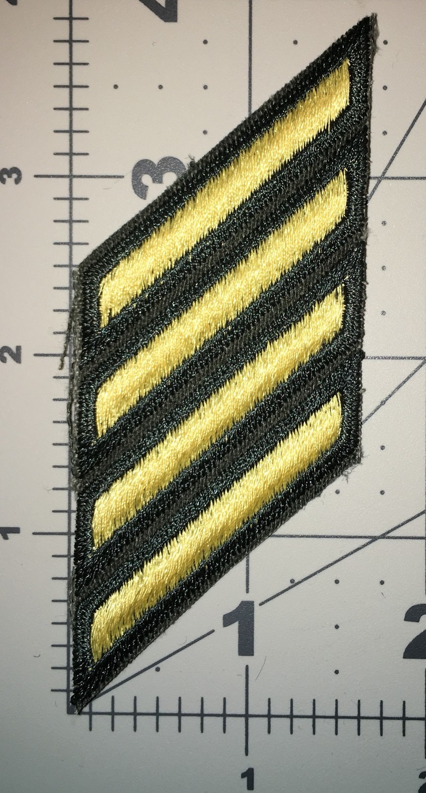 US Army Class A Hash Marks Male Service Stripes Gold Embroidered on ...