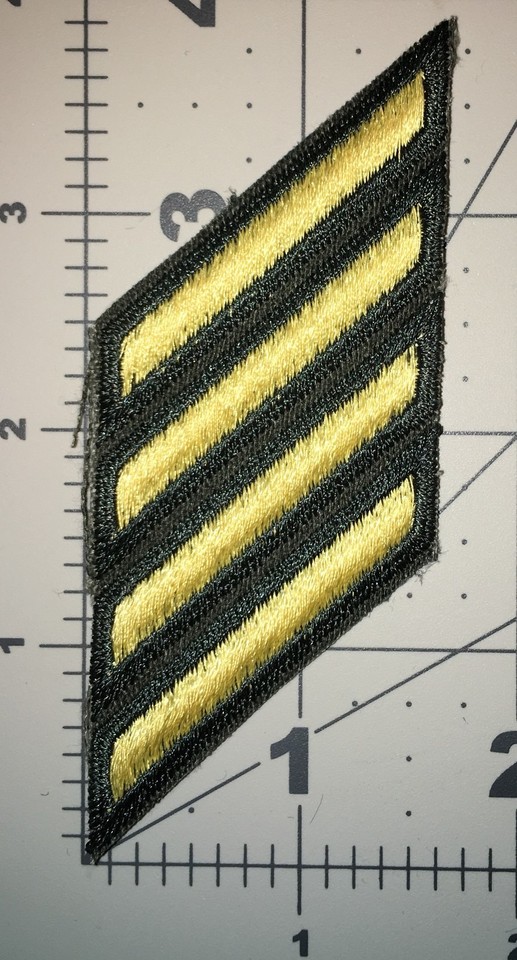 US Army Class A Hash Marks Male Service Stripes Gold Embroidered on ...