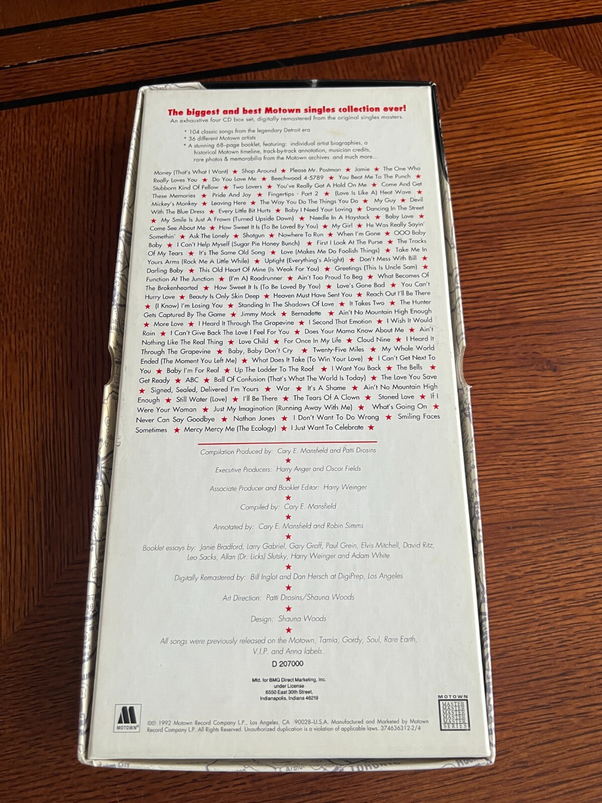 Hitsville USA The Motown Singles Collection 1959-1971 4 CD Boxed SET Complete | eBay